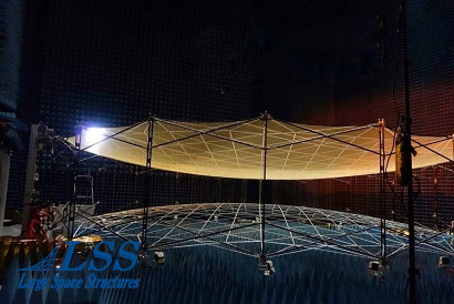 Large Deployable Reflector Ready for Testing - Large Space Structures GmbH