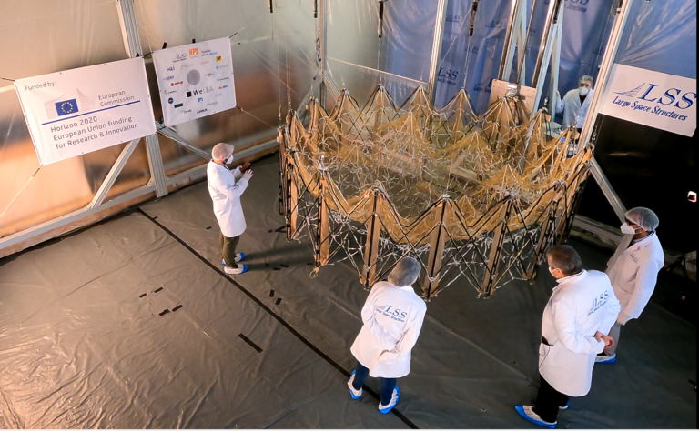 Live Deployment of 5m X-band LEA Large Deployable Reflector - Large ...