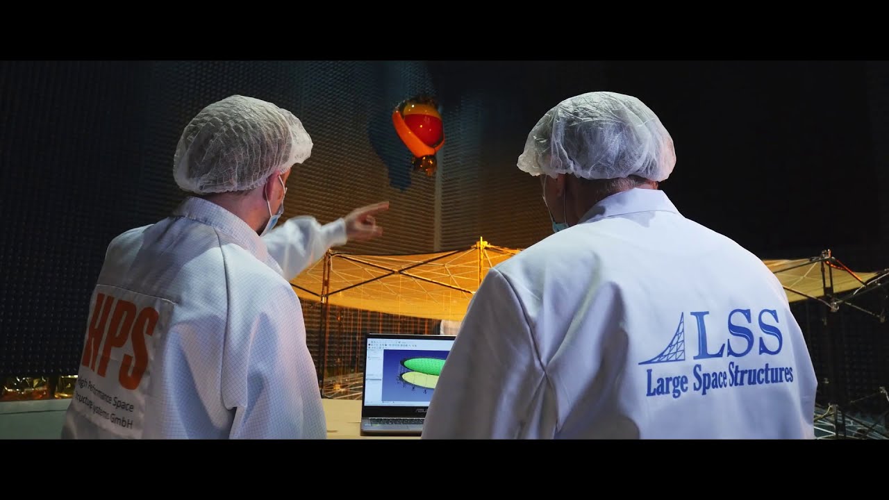 Large Deployable Reflector Ready for Testing - Large Space Structures GmbH